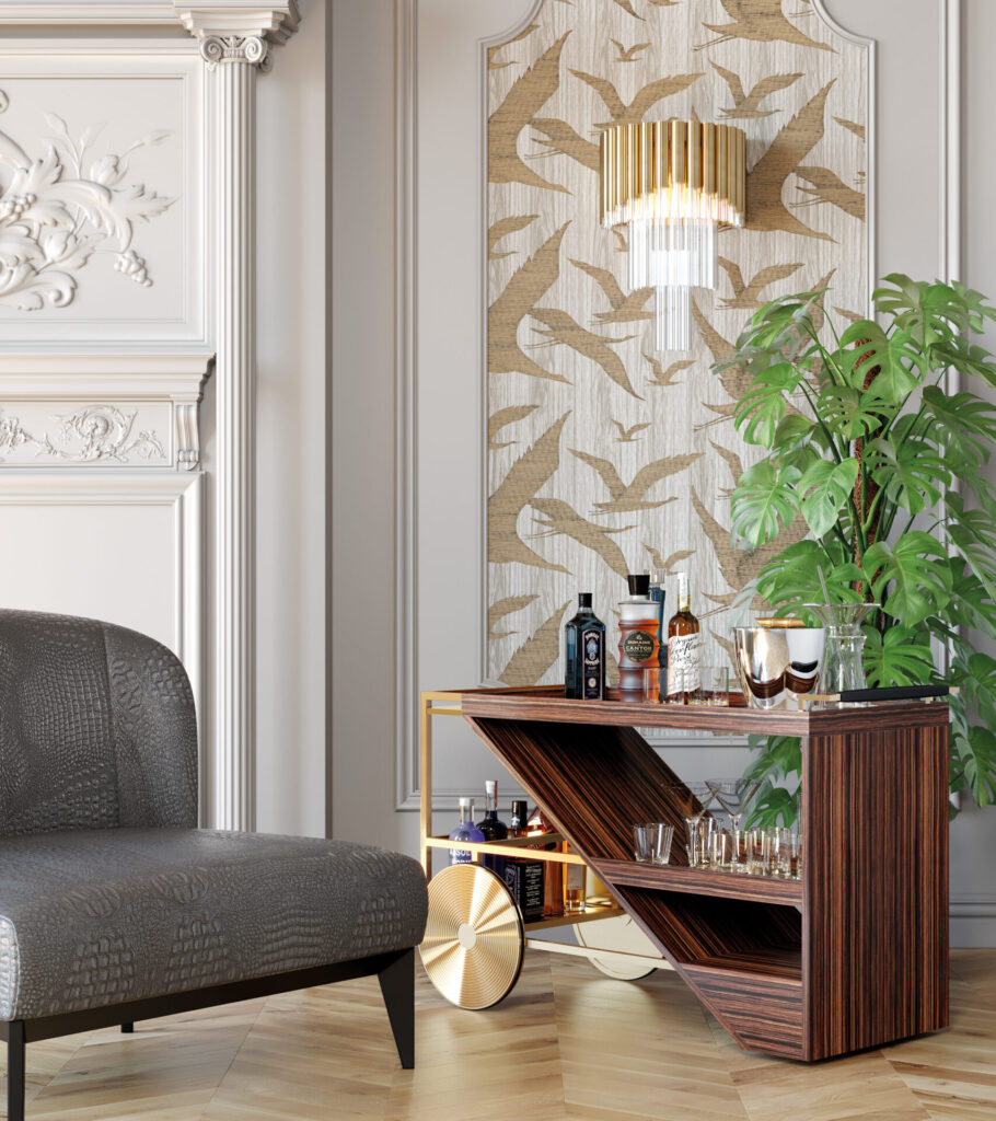 Enzo Tea Trolley: Elegant Serving with Classic Charm - Jetclass