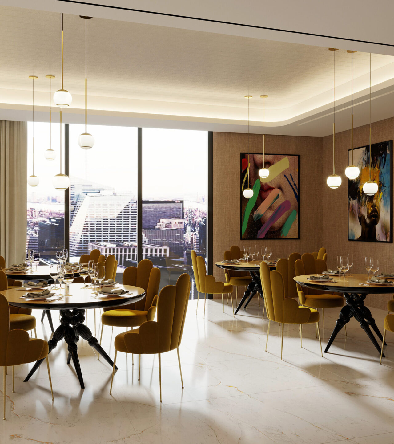 Spear Dining Table: Modern Luxury for Dining Rooms - Jetclass