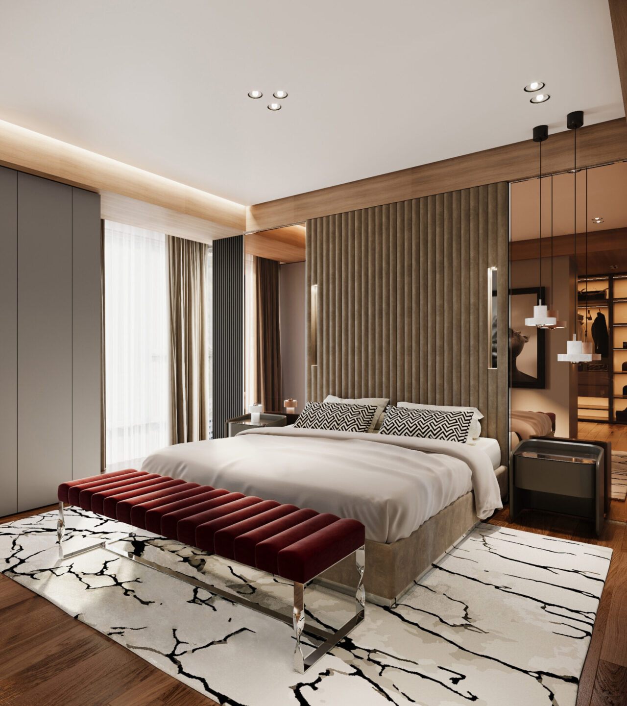 Hive Bedside Table: Contemporary Storage - Jetclass