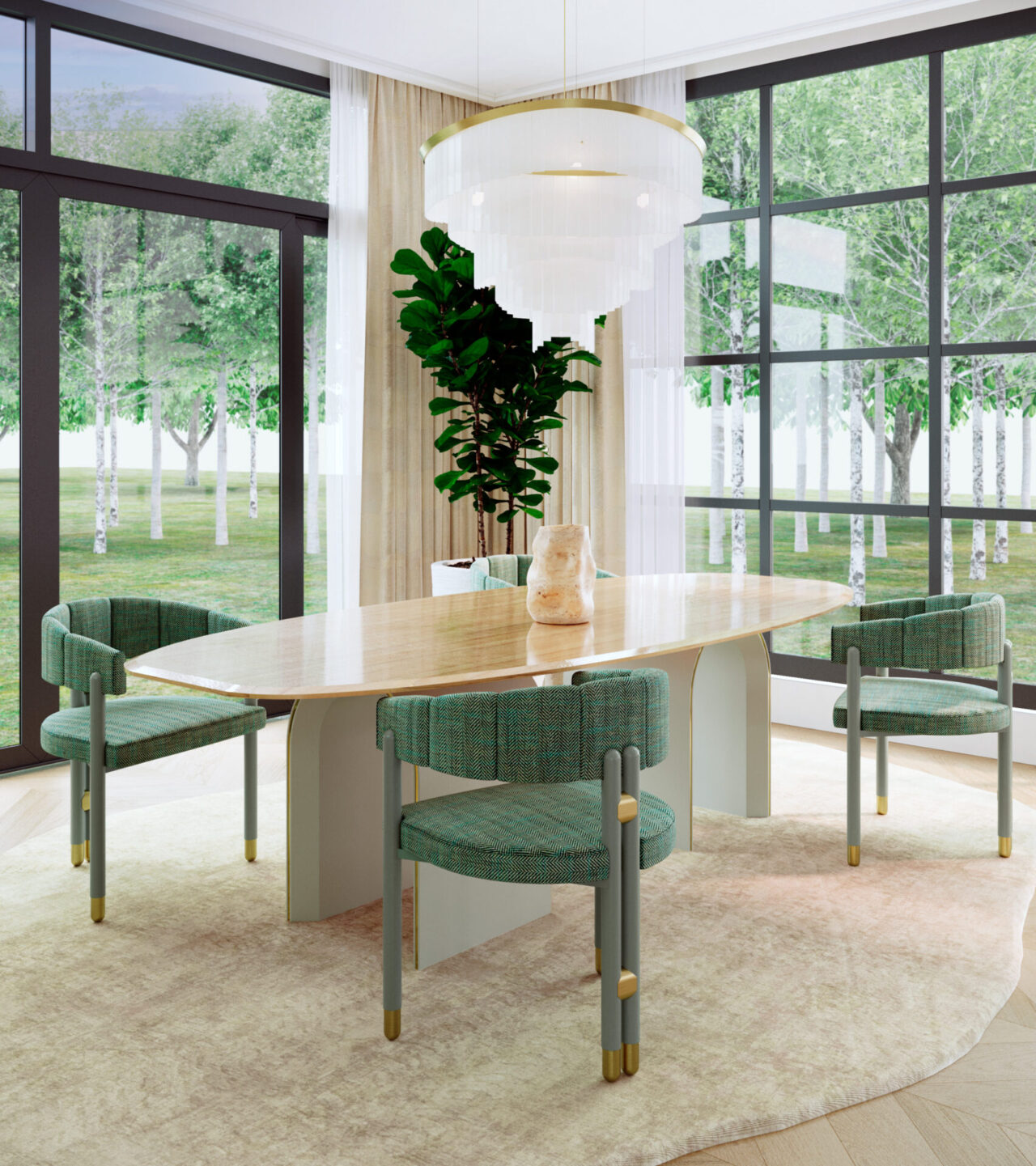 Palazzo Dining Table - Tables - Jetclass